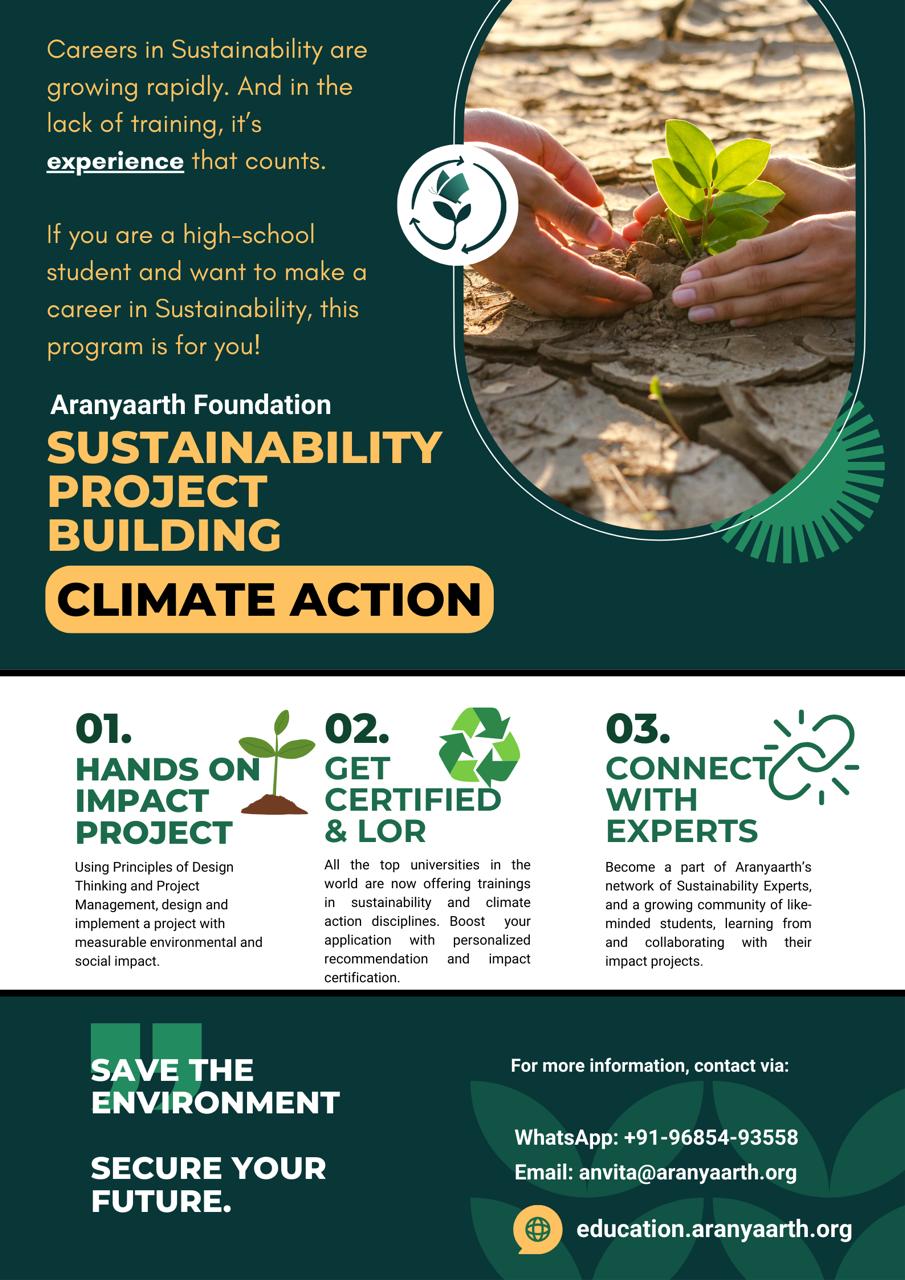 Sustainability Project Building – Mentorship Program – Aranyaarth Education